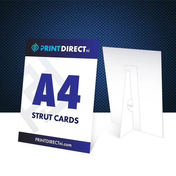 Strut Cards Belfast | Showcard Prints | A5 A4 A3 | Print Direct NI