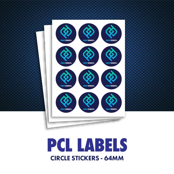 PCL64 Circle Stickers Belfast | Round Labels | Print Direct NI